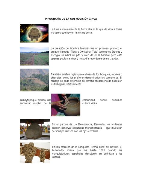 Infografía De La Cosmovisión Garífuna Pdf Civilización Maya