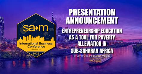 Samibc2023 Presentation Entrepreneurship Education As A Tool For
