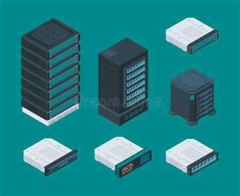 Computer Technology Isometric Stock Illustrations 112164 Computer Technology Isometric Stock
