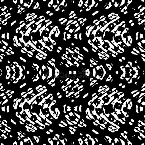 Modern Geometric Wavy Pattern Seamless Fashion Design Tile In Black