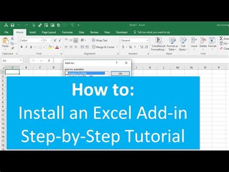 How To Install An Excel Add In QuadExcel Com