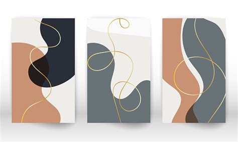 현대 추상회화 기하학적 모양 집합입니다 추상 핸드 그린 수채화 효과 디자인 요소 현대 미술 프린트 낙서 모양의 현대적인 디자인 0명에 대한 스톡 벡터 아트 및 기타 이미지