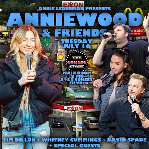 Tickets For Sold Out Anniewood And Friends With Annie Lederman Tim