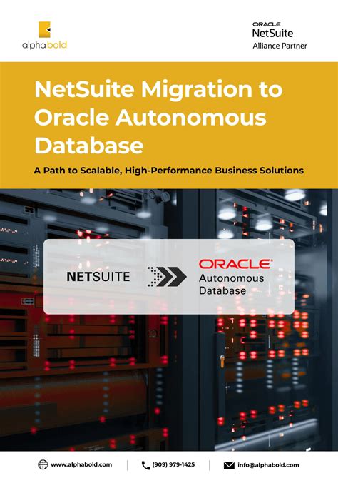 Netsuite Migration To Oracle Autonomous Database