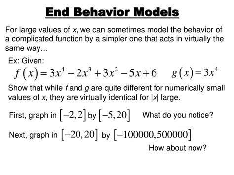 PPT End Behavior Models PowerPoint Presentation Free Download ID