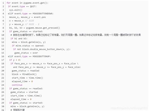 教你用 Python 实现完整版扫雷小游戏python扫雷普通网友的博客 Csdn博客