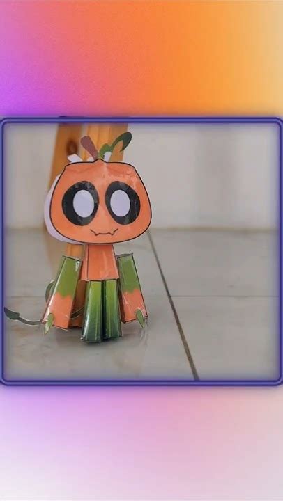 Diy Gourdy From Dandys World Papercraft Diy Roblox Dandysworld