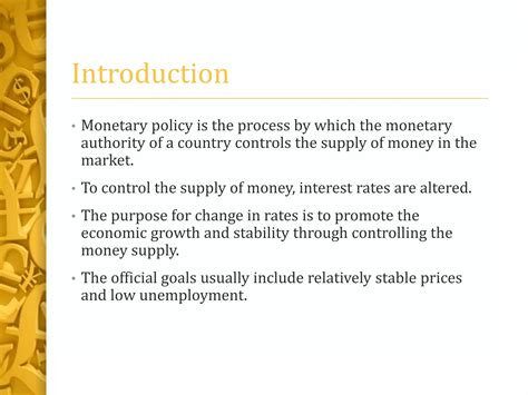 Monetary Policy Pptx