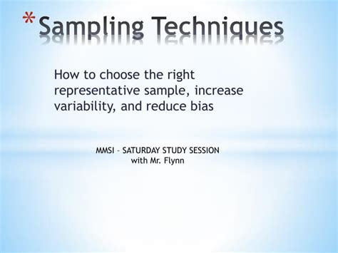 Ppt Sampling Techniques Powerpoint Presentation Free