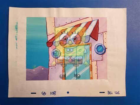 Spongebob Production Background Animation Art World