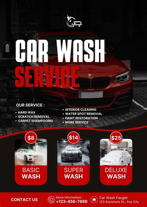 Free And Customizable Car Detailing Templates