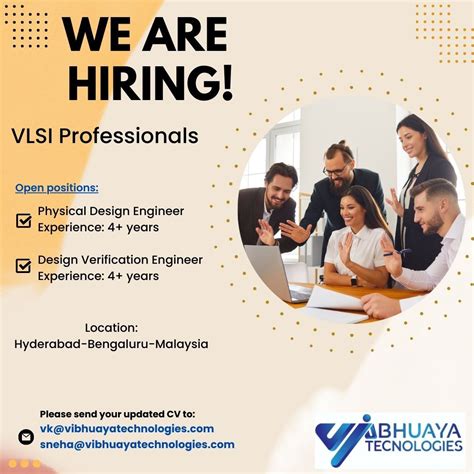 Vinay Kumar On Linkedin Vibhuayatechnologies Hiring Vlsi Engineer Vlsijobs Pd Physical Dv