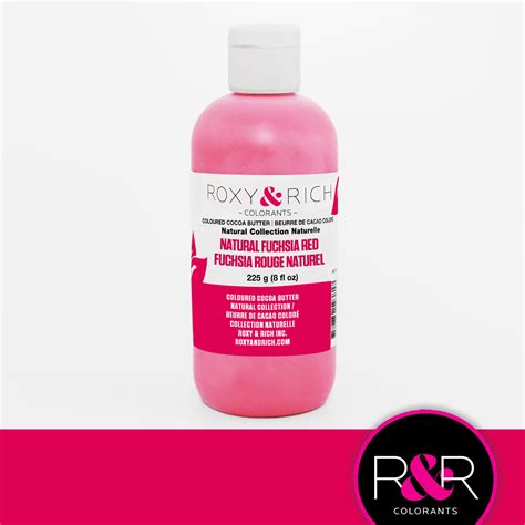 Colored Cocoa Butter Natural Collection Natural Fuchsia Red