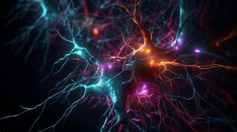 Premium Ai Image Connections Explosion Brain Neural Network In 3d Journey
