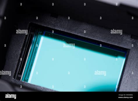 Closeup Dirty Camera Sensor CCD Or Cmos Stock Photo Alamy