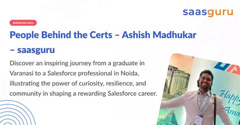 people behind the certs ashish madhukar saasguru saasguru