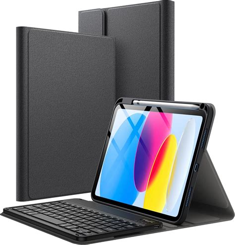 Jetech Keyboard Case For Ipad A16 11th 10th Generation 2025 2022 With Pencil Holder