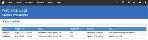 Webhook Logs Administrate Documentation And Support