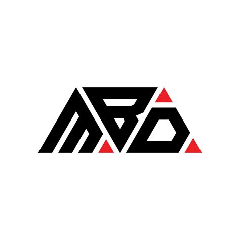 Mbd Triangle Letter Logo Design With Triangle Shape Mbd Triangle Logo Design Monogram Mbd