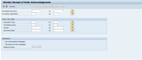Me92l Sap Tcode Monitor Order Acknowledgment
