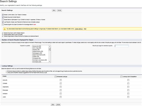How To Customize Search Settings In Salesforce Infallibletechie