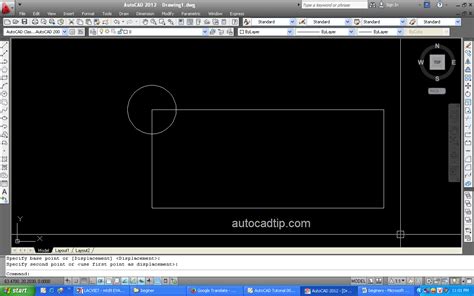 move command in autocad