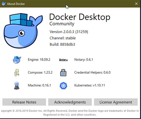 Cannot Connect To Local Docker · Issue 3633 · Dockerfor Win · Github