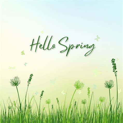 Premium Photo Hello Spring