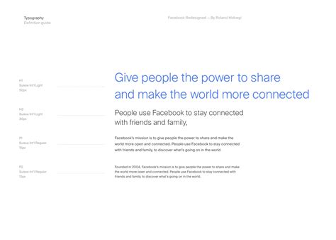 Facebook Redesigned Behance