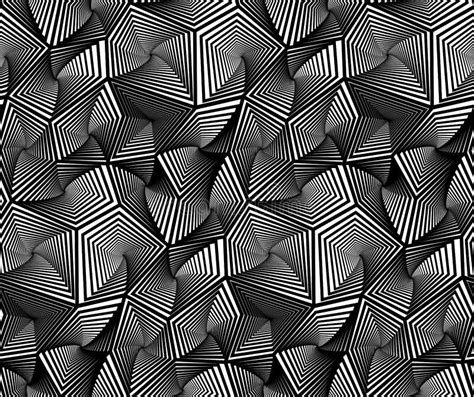 Black And White Geometric Seamless Pattern With Weave Style Stock Vector Illustration Of