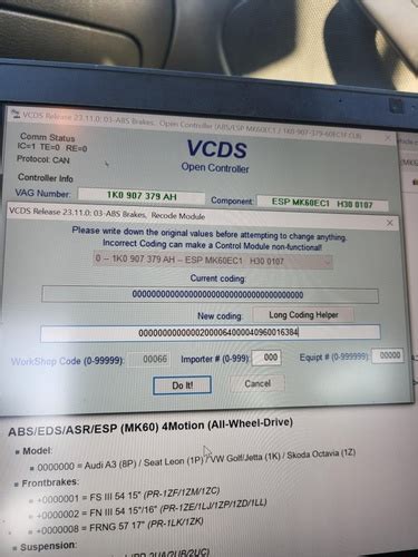 Vag Abs Long Coding Diagnostic Network