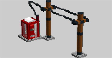 City Model 2 Pay Phone And Pole Lego® Ideas