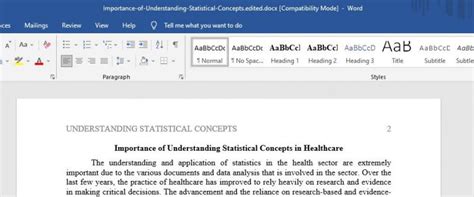 discuss the importance of understanding statistical concepts in