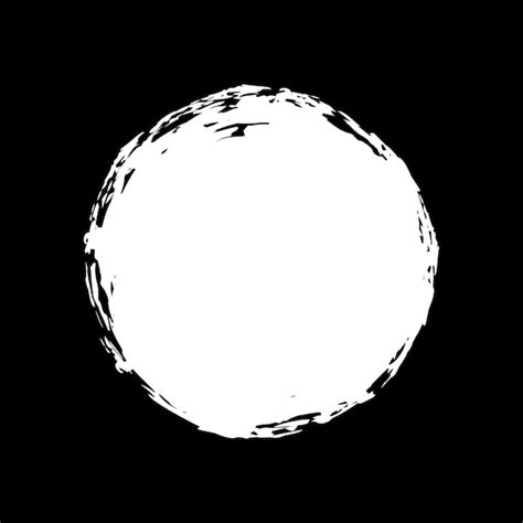 Premium Vector Hand Painted Ink Circle