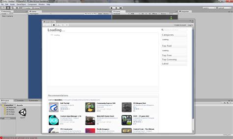 Asset Store Loading Unity Engine Unity Discussions