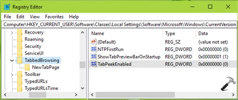 How To Disable Tab Preview On Microsoft Edge In Windows