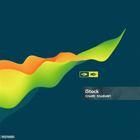 3d 물결 모양 배경입니다 동적 효과입니다 추상적인 벡터 일러스트입니다 디자인 서식 파일입니다 현대적인 패턴입니다 0명에 대한 스톡 벡터 아트 및 기타 이미지 Istock