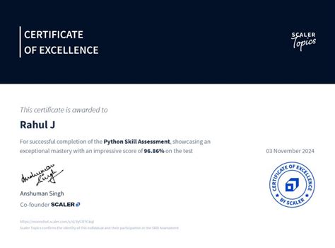Rahul J On Linkedin Python Skill Assessment 1
