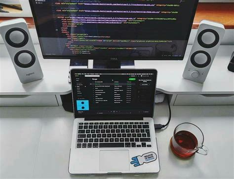 Workplace Coding Notebook Macbook Css Php Java Website Code