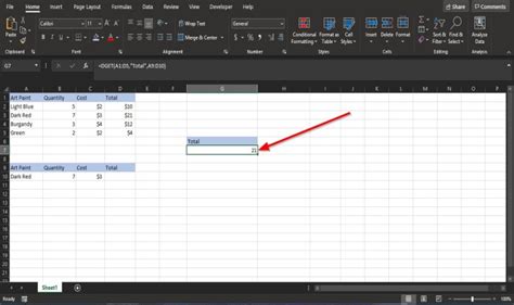 How To Use The Dget Function In Excel