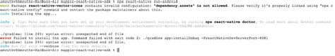 I Am Getting An Error Related To Gradle When I Did Git Clone And Npx React Native Run Android