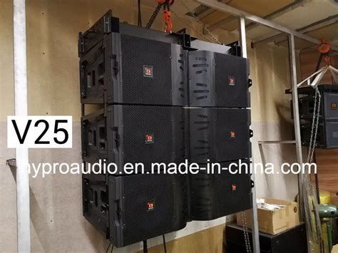 V25 Dual 15 Inch Three Way Aduio Line Array Speaker China Line Array Speaker And Speaker Price