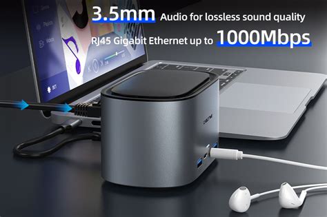 전력 공급 기능이 있는 1개의 3중 모니터 Usb C 도킹 스테이션에 대해 13 Cabletime