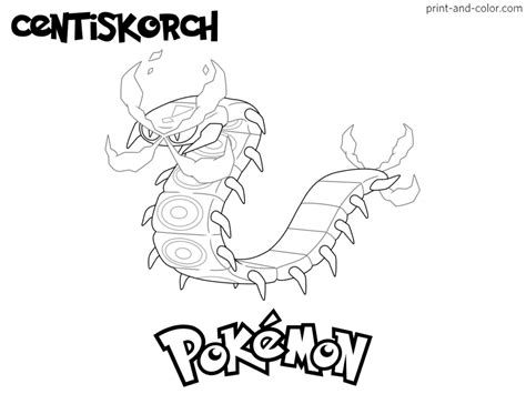 Pokemon Sword And Shield 043 Centiskorch Print And