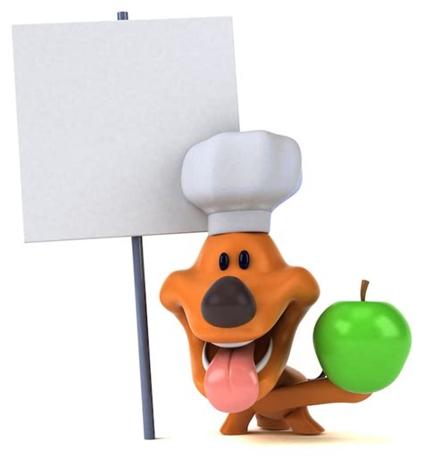 Premium Photo Fun Dog Animation