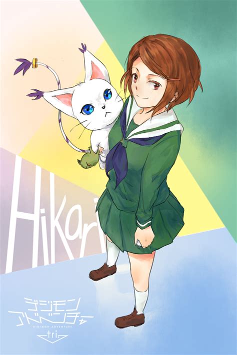 Fanart De Kari Con Gatomon Para TRI Digimon Adventure Tri Digimon Adventure Anime