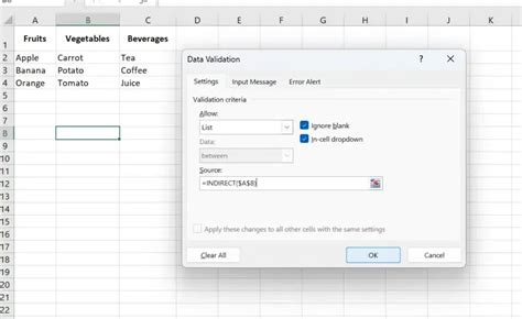 How To Make A Dynamic Dependent Drop Down List In Excel GeeksforGeeks