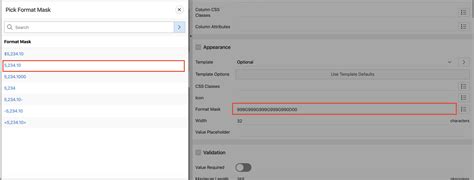 oracle apex set number format and allow numbers only using autonumeric