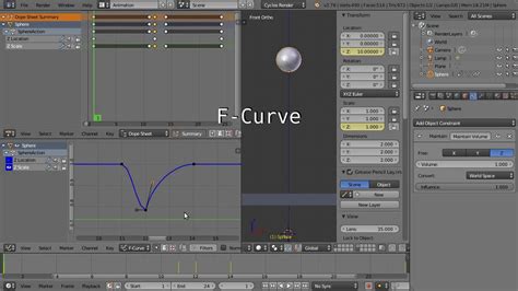 Blender 3d Animation Curve Lodcan