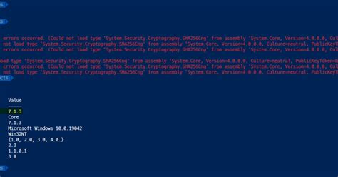 connect azuread one or more errors occurred could not load type